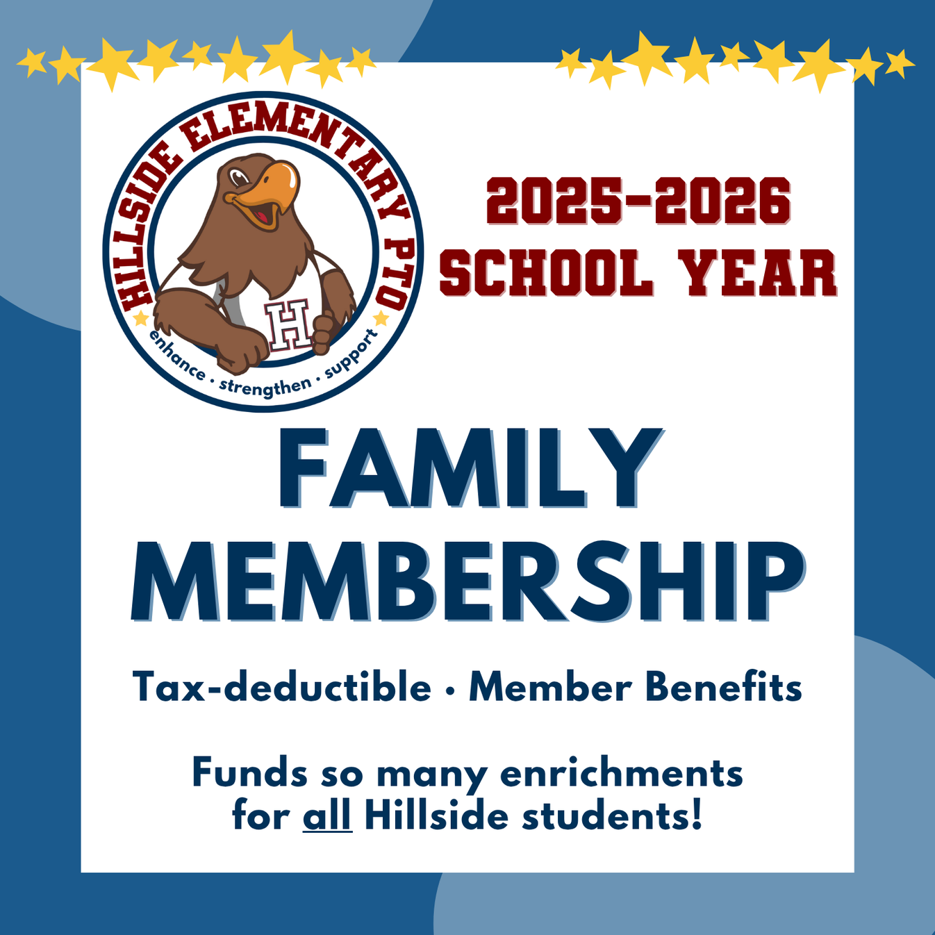 2025-2026 PTO Family Membership – Hillside PTO